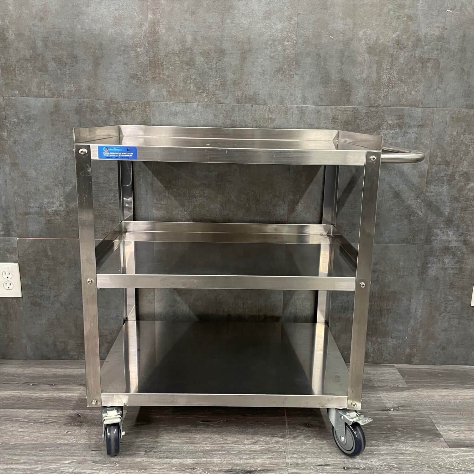 3 Tier Stainless Steel Utility Cart