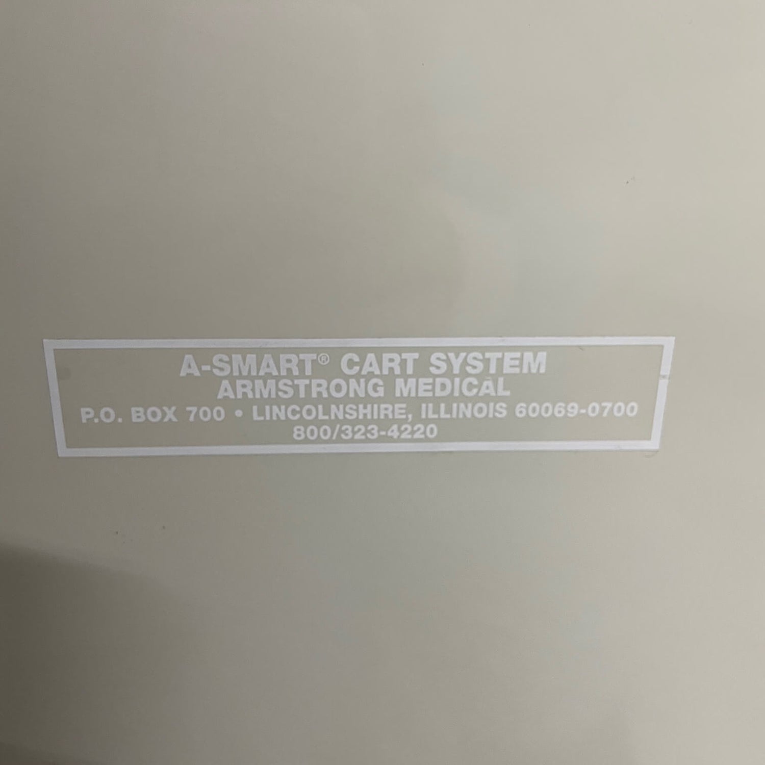 Armstrong Medical A-Smart crash Cart - – Angelus Medical and Optical