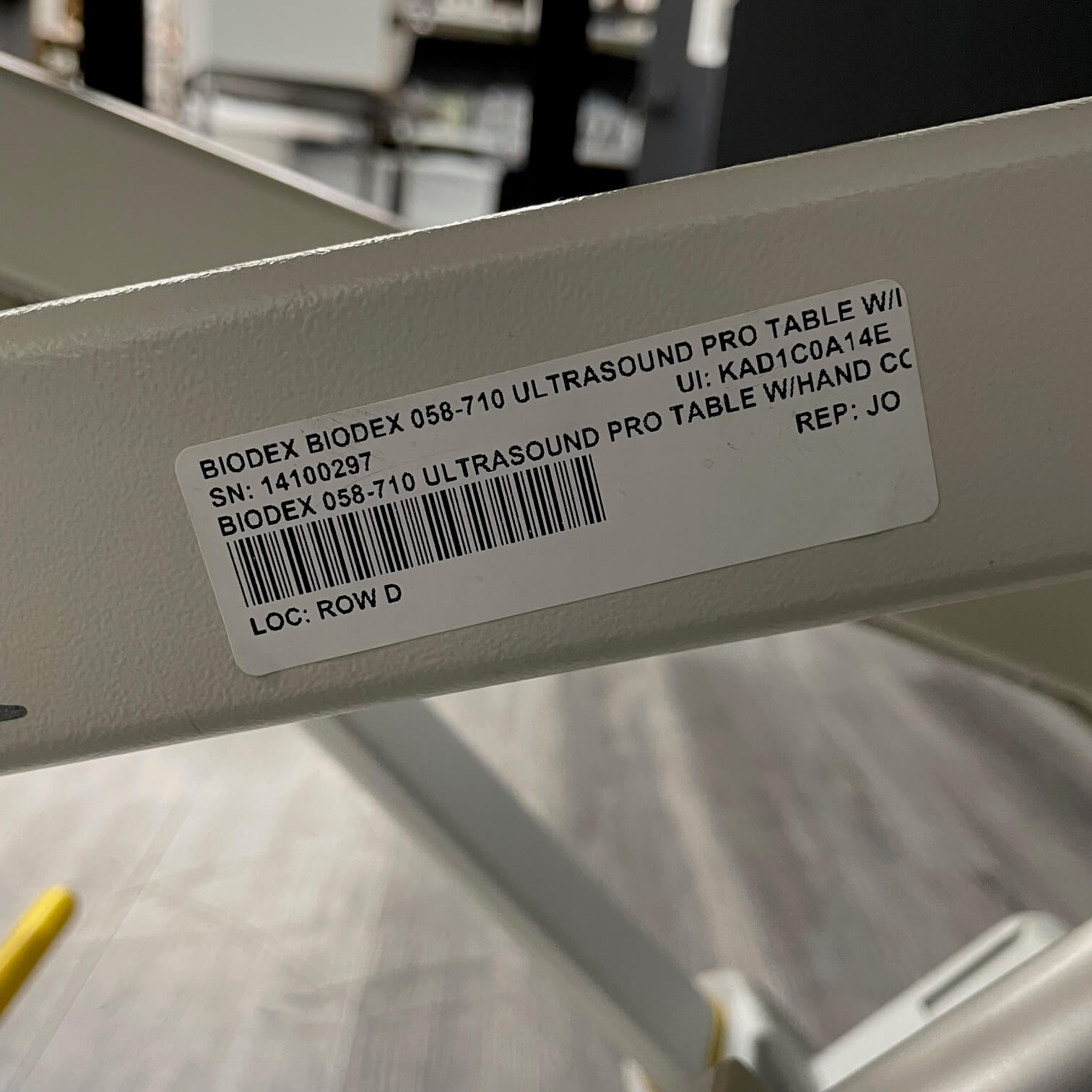 Biodex 058-710 Ultrasound Pro Table