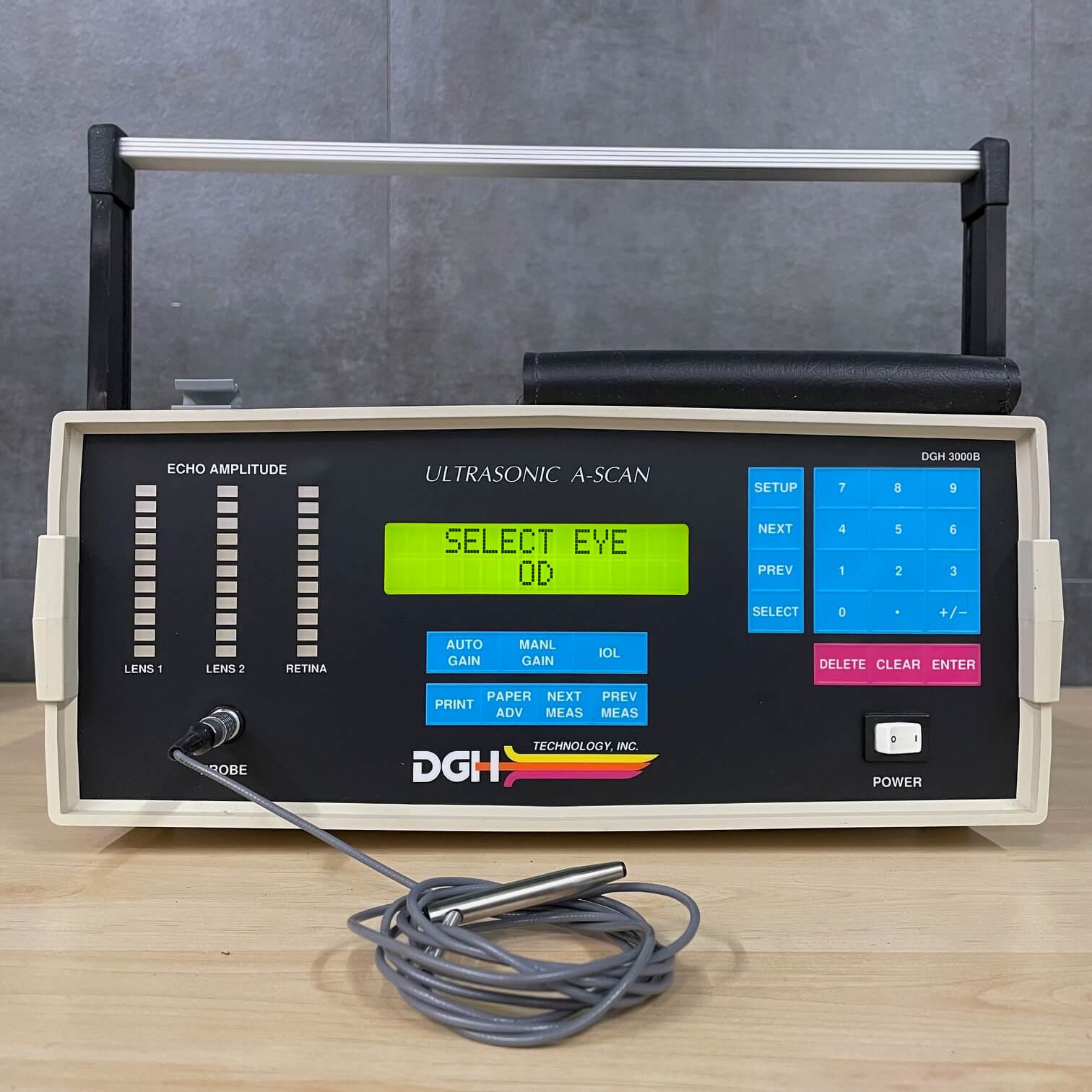 DGH 3000B Ultrasonic A-Scan - – Angelus Medical and Optical