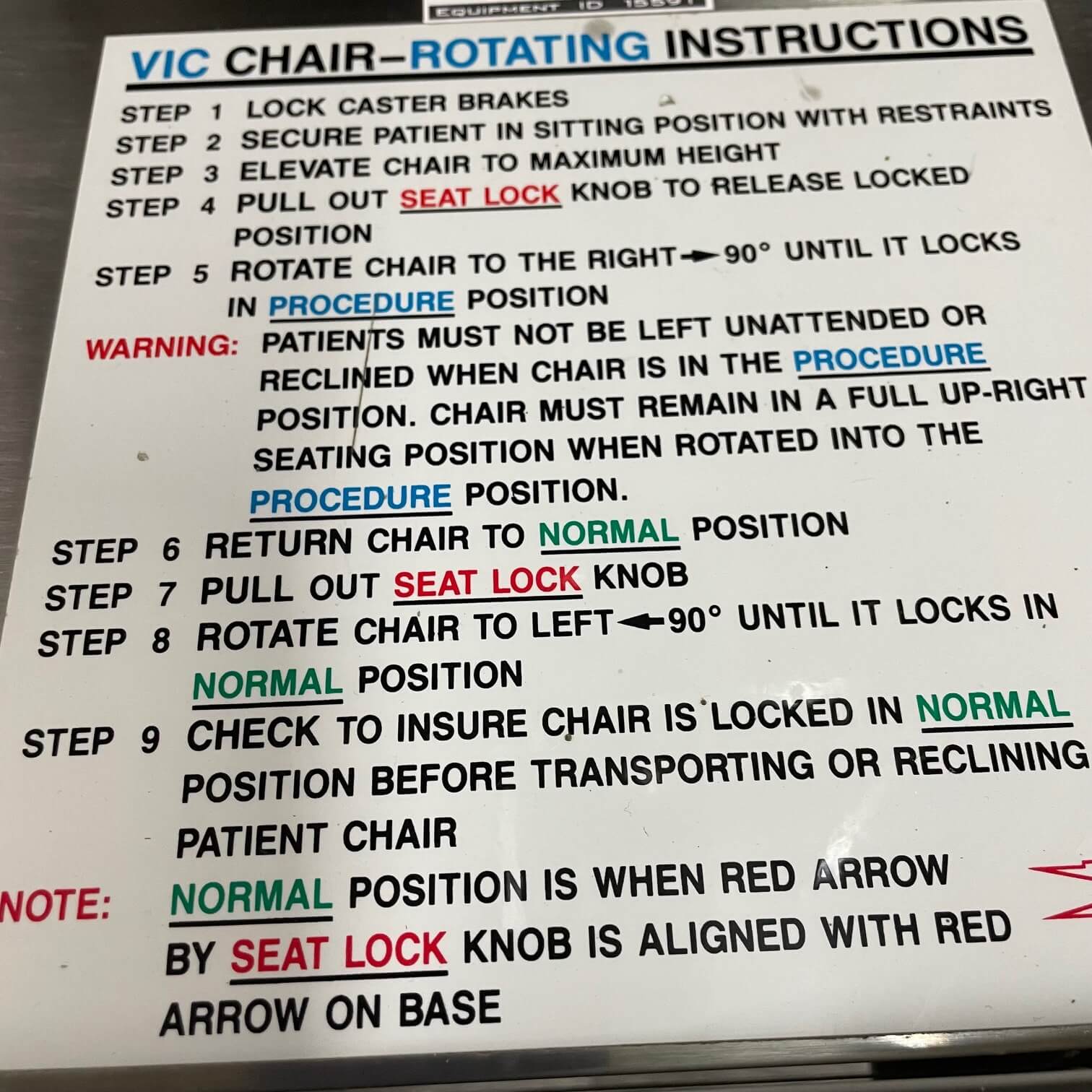 Hausted Video Imaging (Vic) Chair – Angelus Medical and Optical
