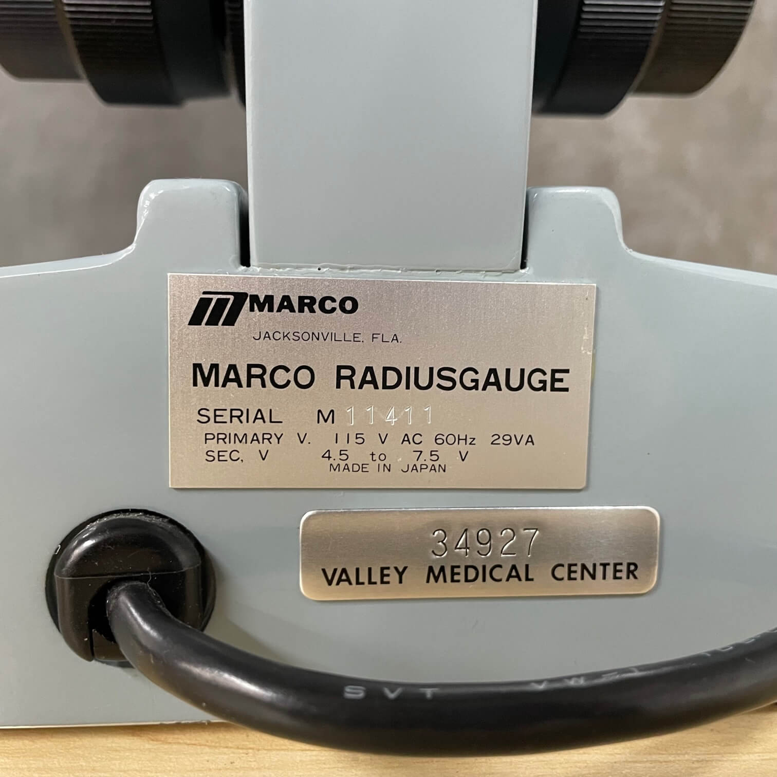 Marco Radiuscope Radiugauge