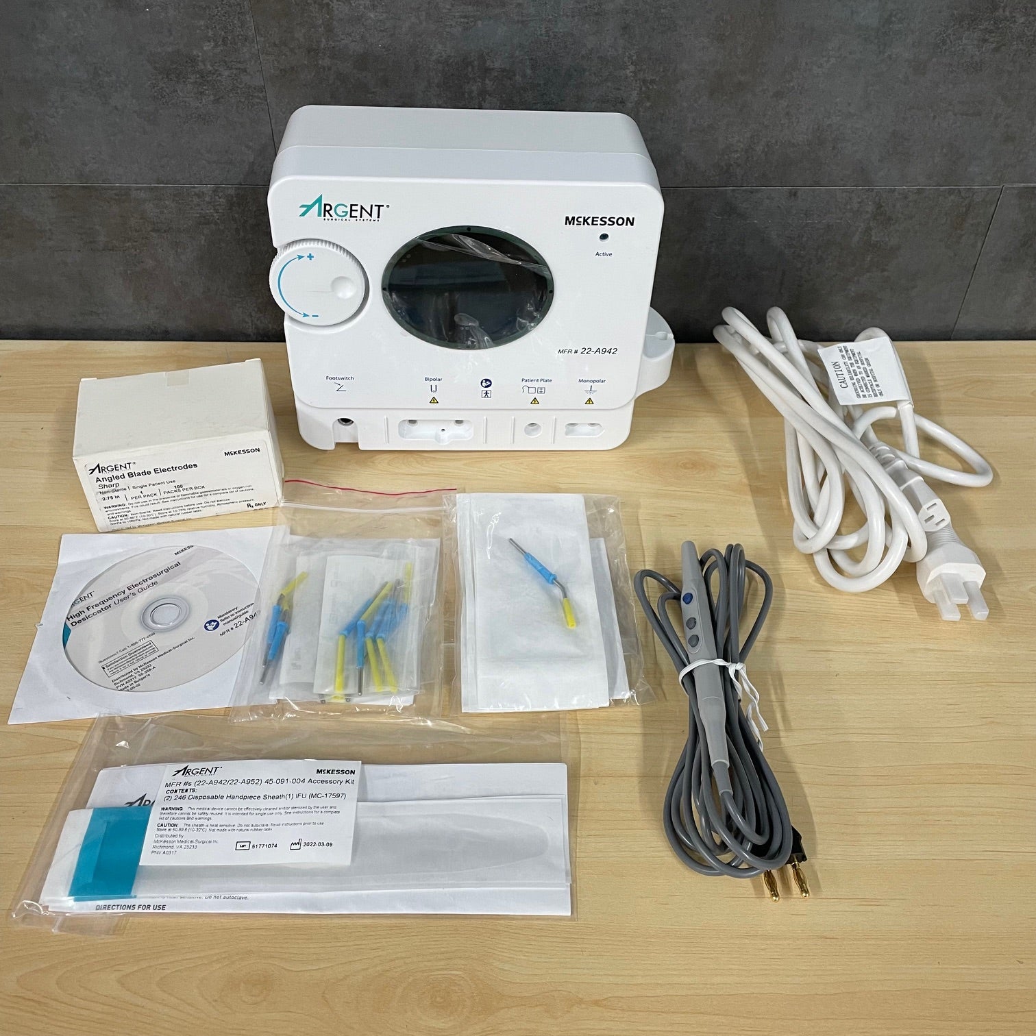 McKesson Argent 22-A942 High Frequency Electrosurgical Desiccator