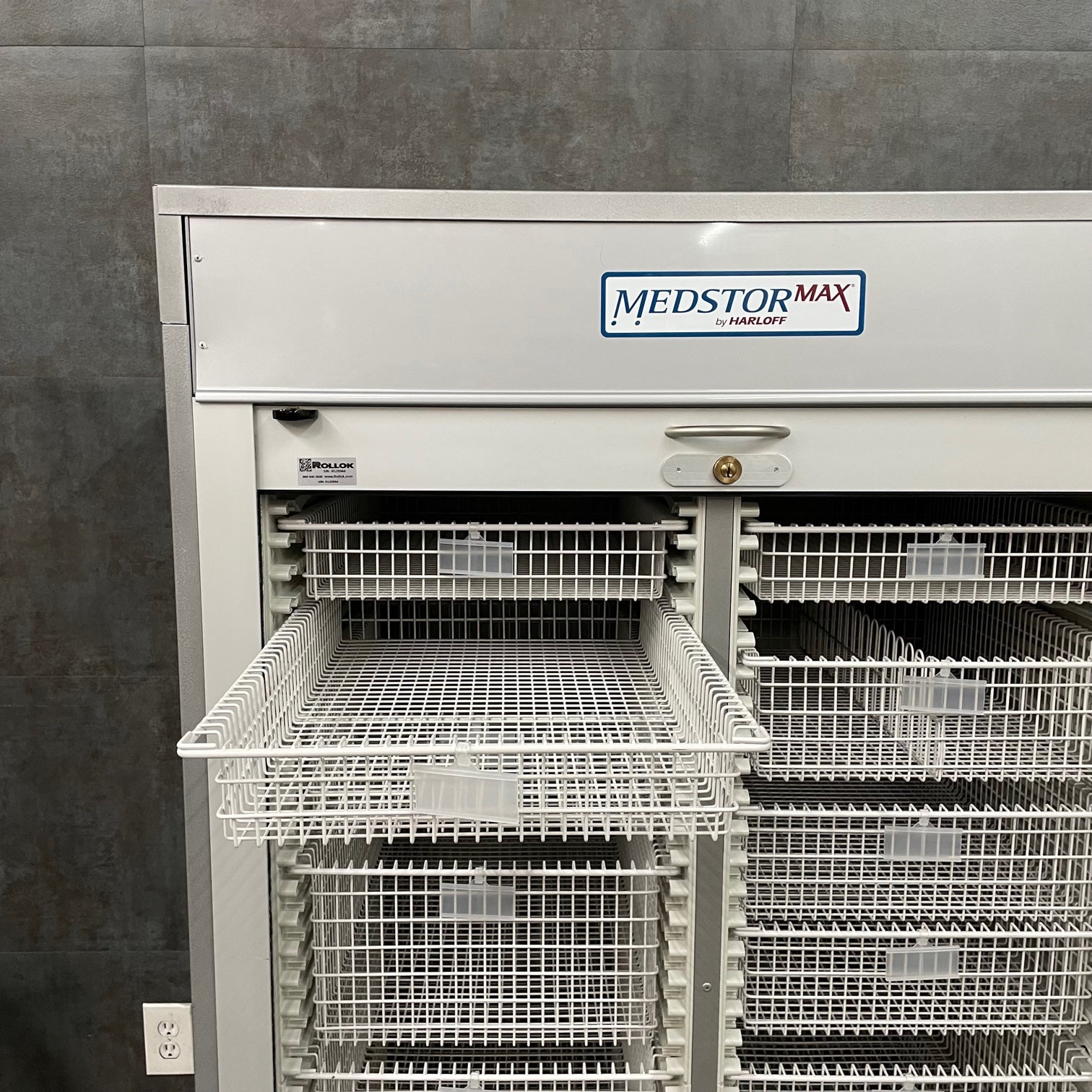 Harloff Medstor Max Medication Cart Medical Storage Cabinet