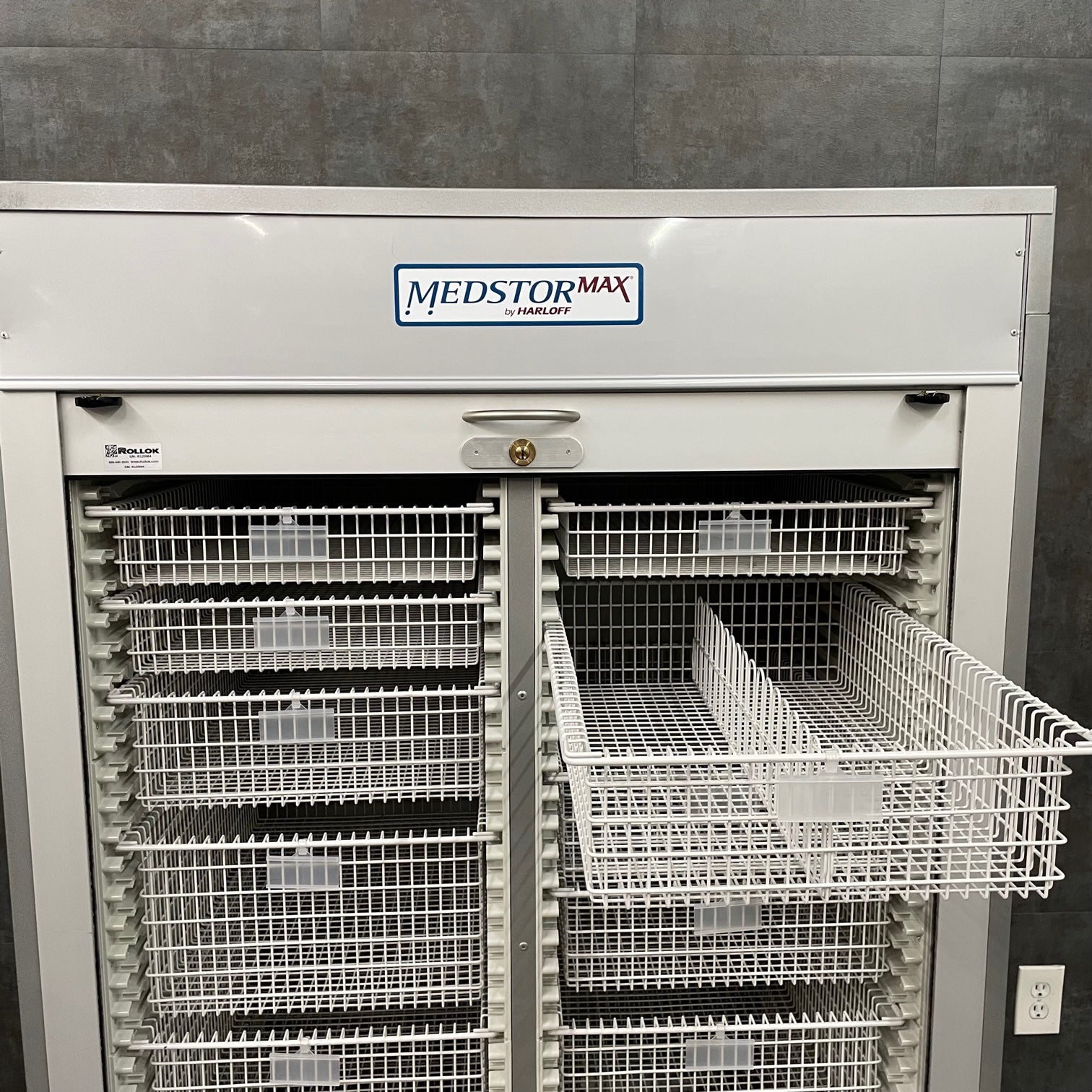 Harloff Medstor Max Medication Cart Medical Storage Cabinet