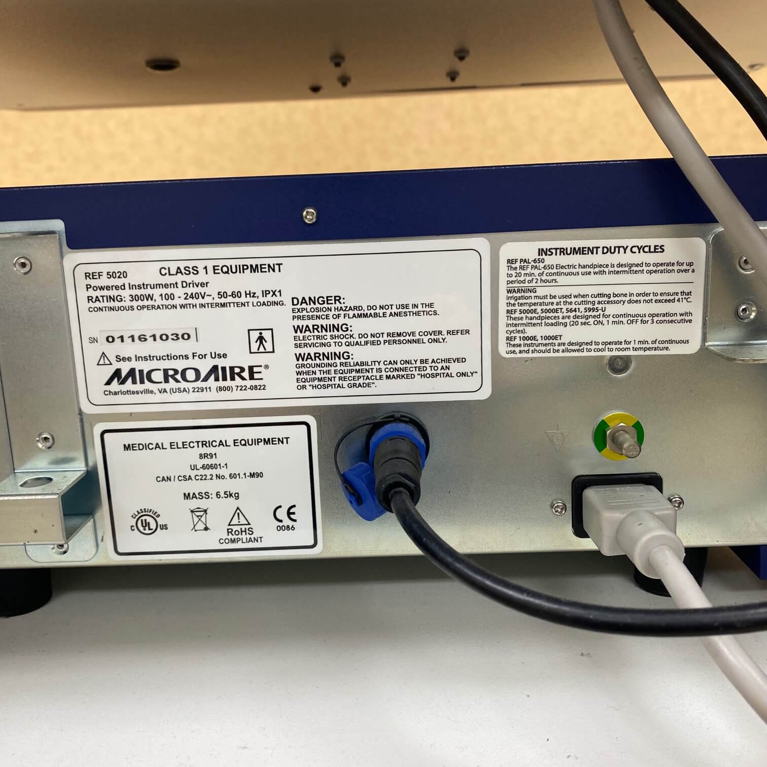 MicroAire PAL System and Lipo Tower - – Angelus Medical and Optical