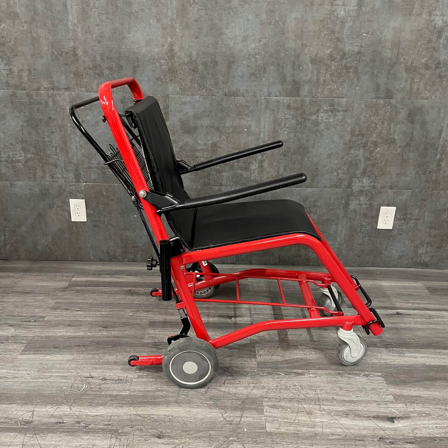 Staxi Wheelchair – Nestable Patient Transport Chair