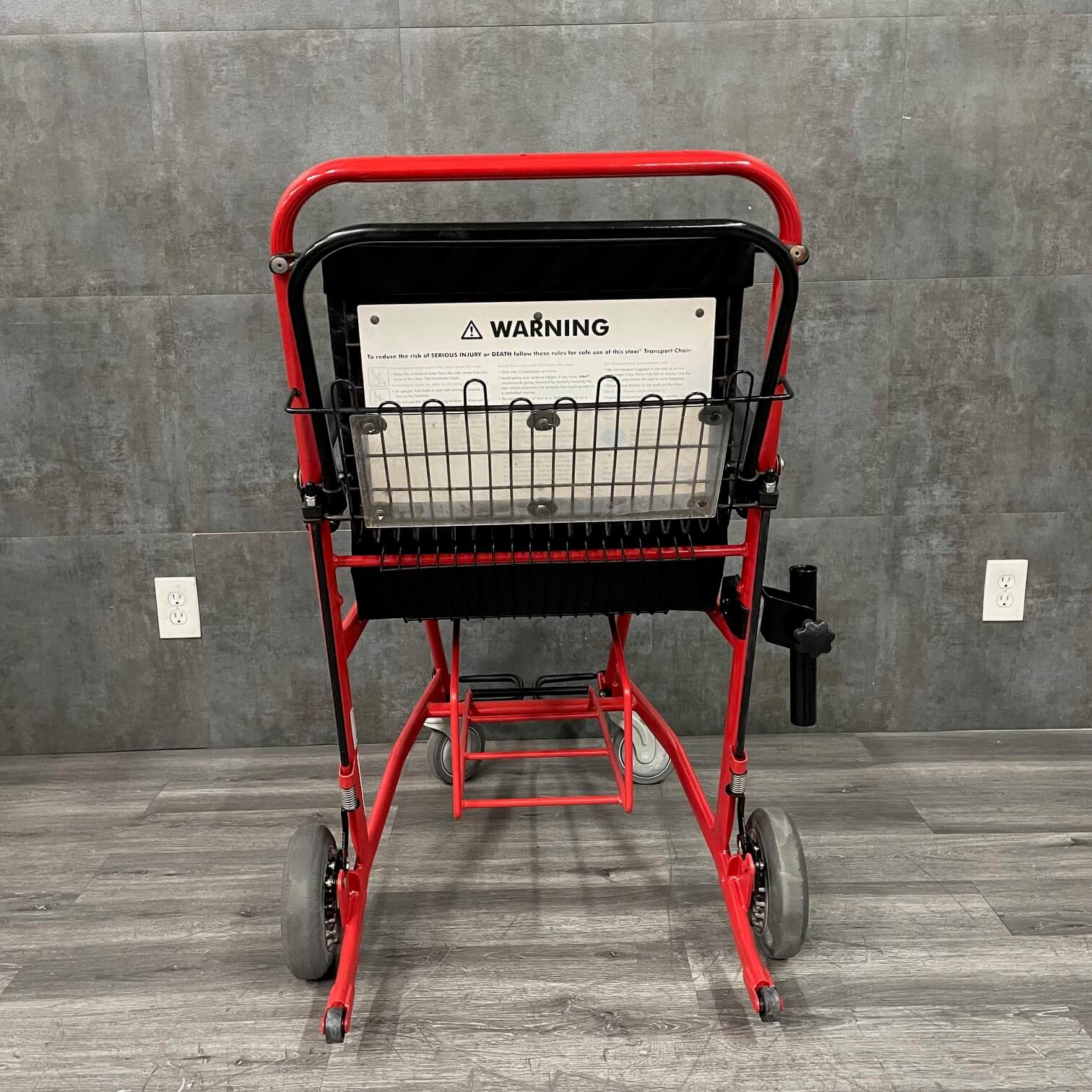 Staxi Wheelchair – Nestable Patient Transport Chair - – Angelus Medical ...