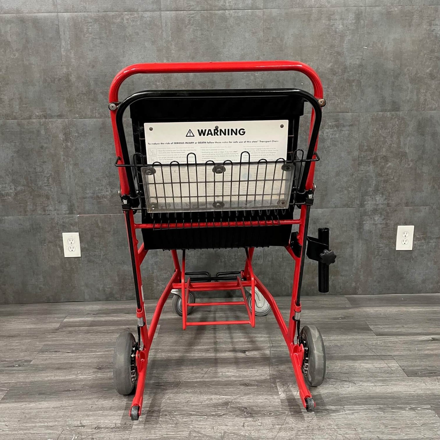 Staxi Transport Chair | 600 lb Capacity Patient Transport Wheelchair ...