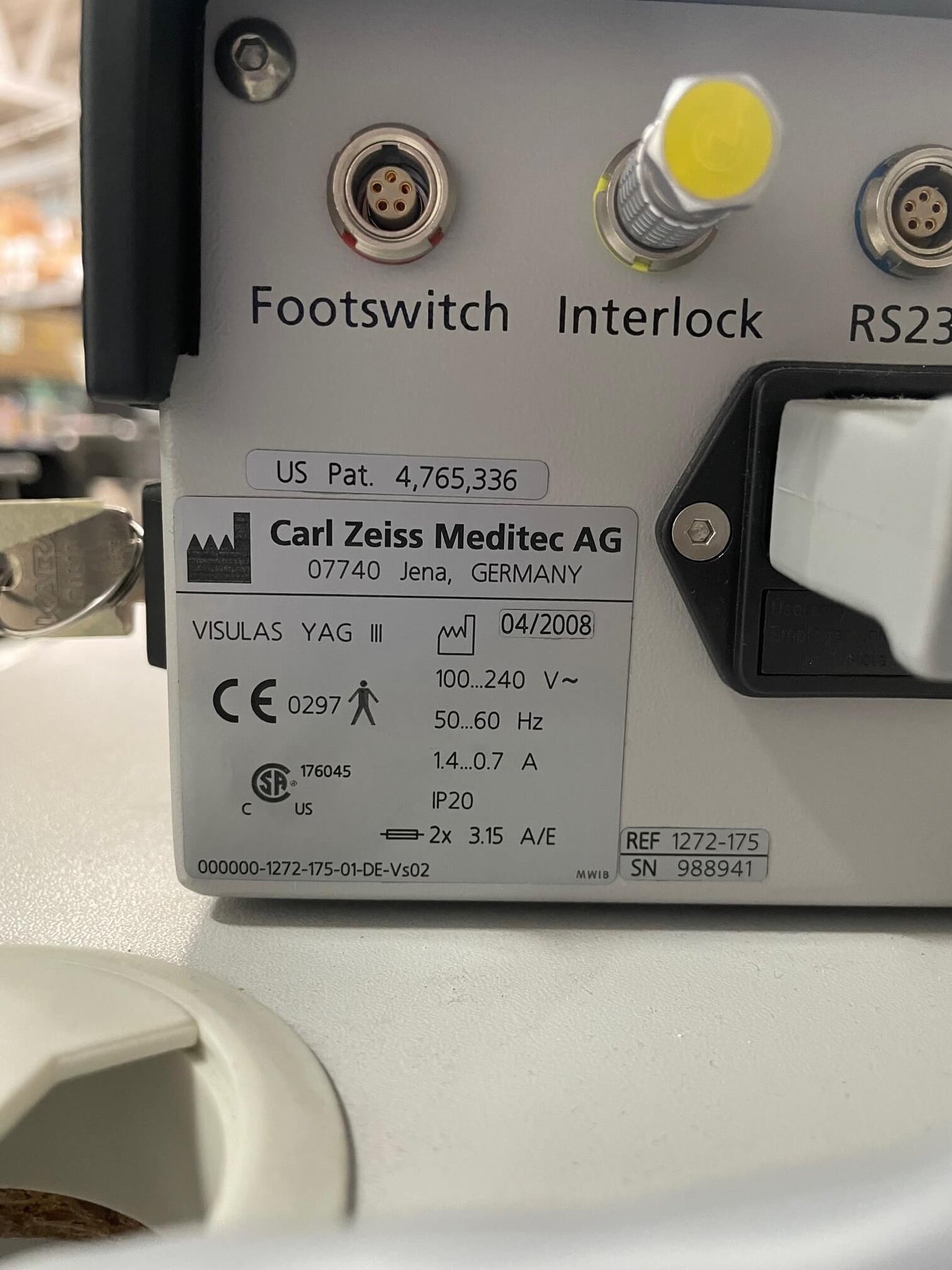 Zeiss Visulas Yag III Laser workstation System