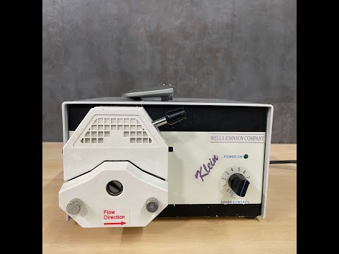 Wells Johnson Infiltration Pump