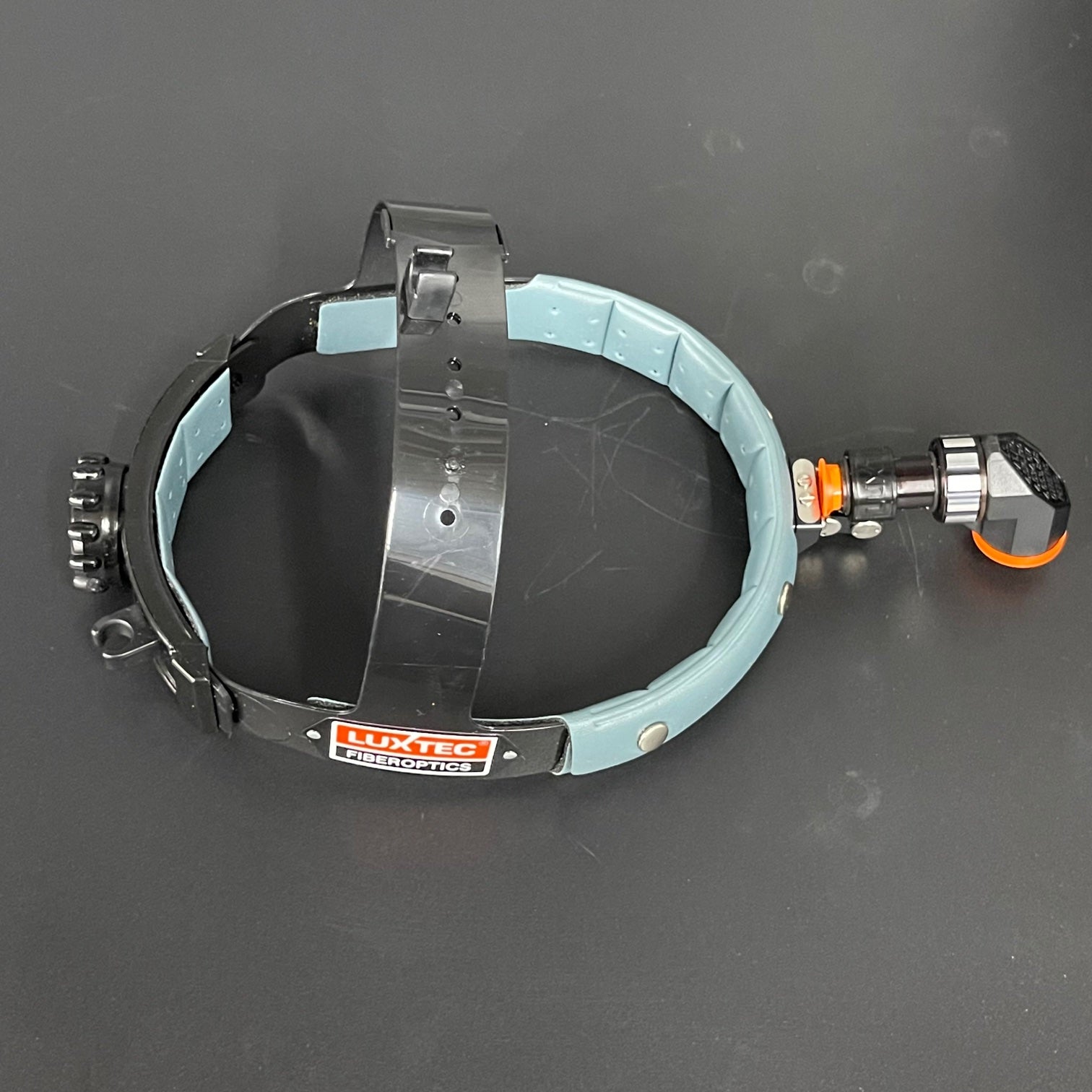 Luxtec Ultralite headlight and fiber optic cable