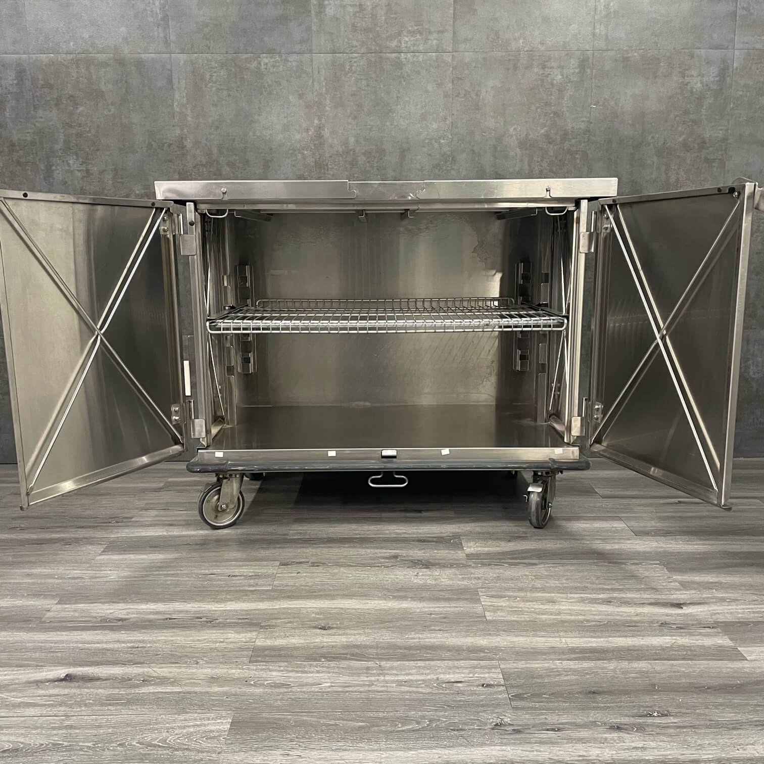 Metro Stainless Steel Surgical Case Cart