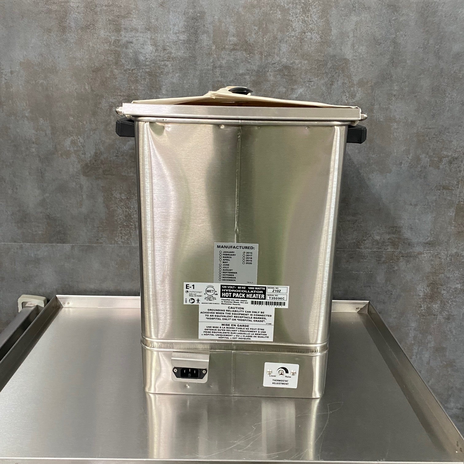 Chattanooga E1 Hydrocollator