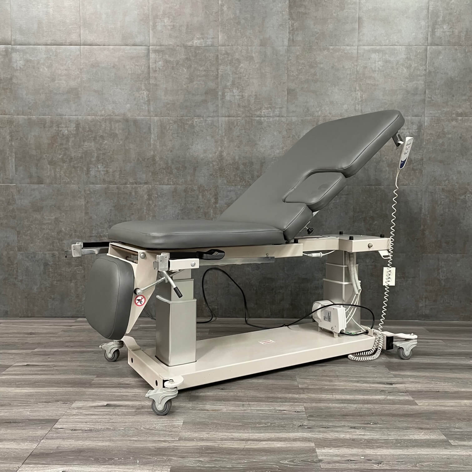 Clinton Multi-Use Mobile Ultrasound Power Table with Stirrups