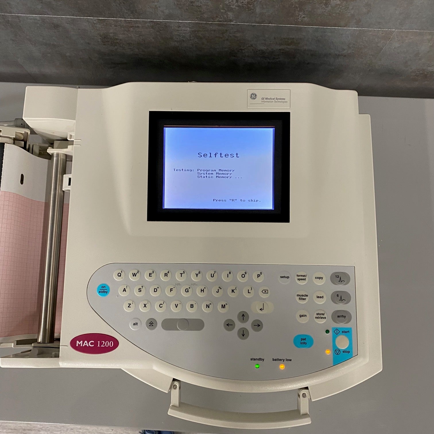 Buy GE Mac 1200 ECG Machine Near Me in Los Angeles | Angelus Medical