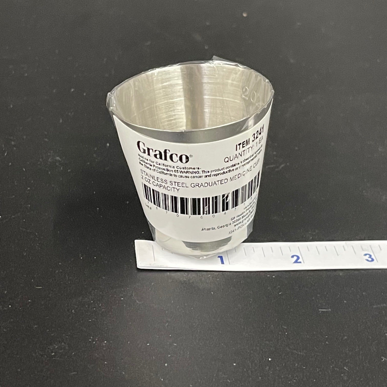 Grafco Stainless steel Graduated Medicine cup