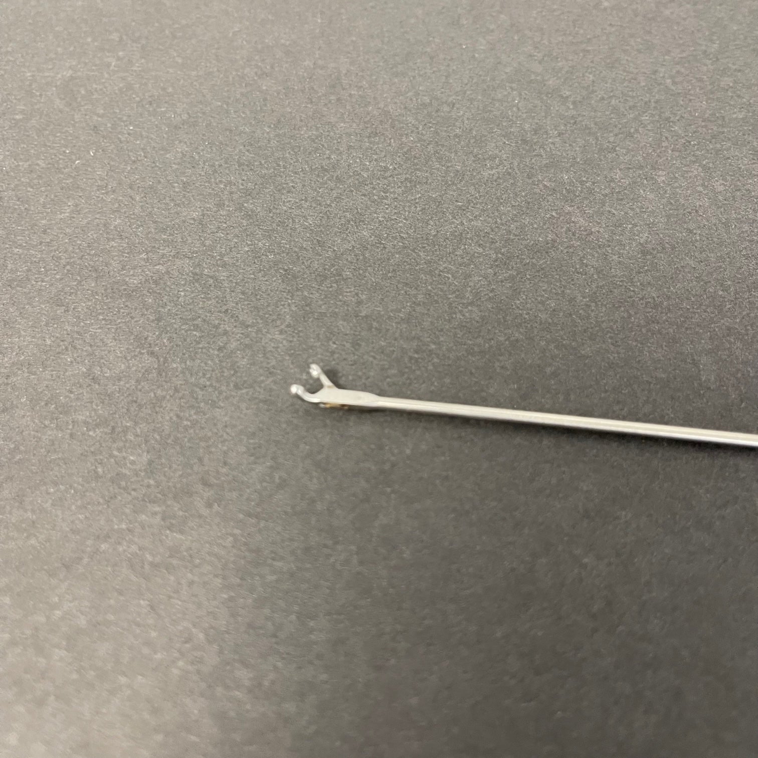 Pilling 50-6460 laryngeal cup forceps left angled (Used)