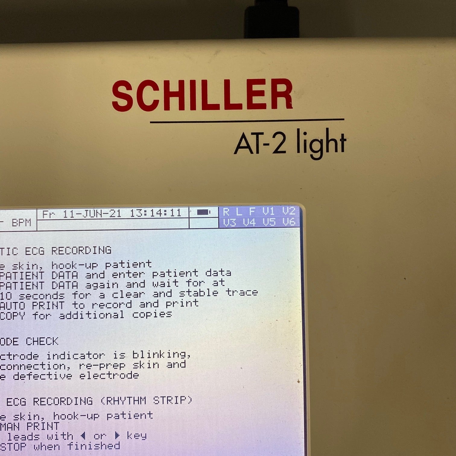 Schiller AT-2 Light ECG EKG
