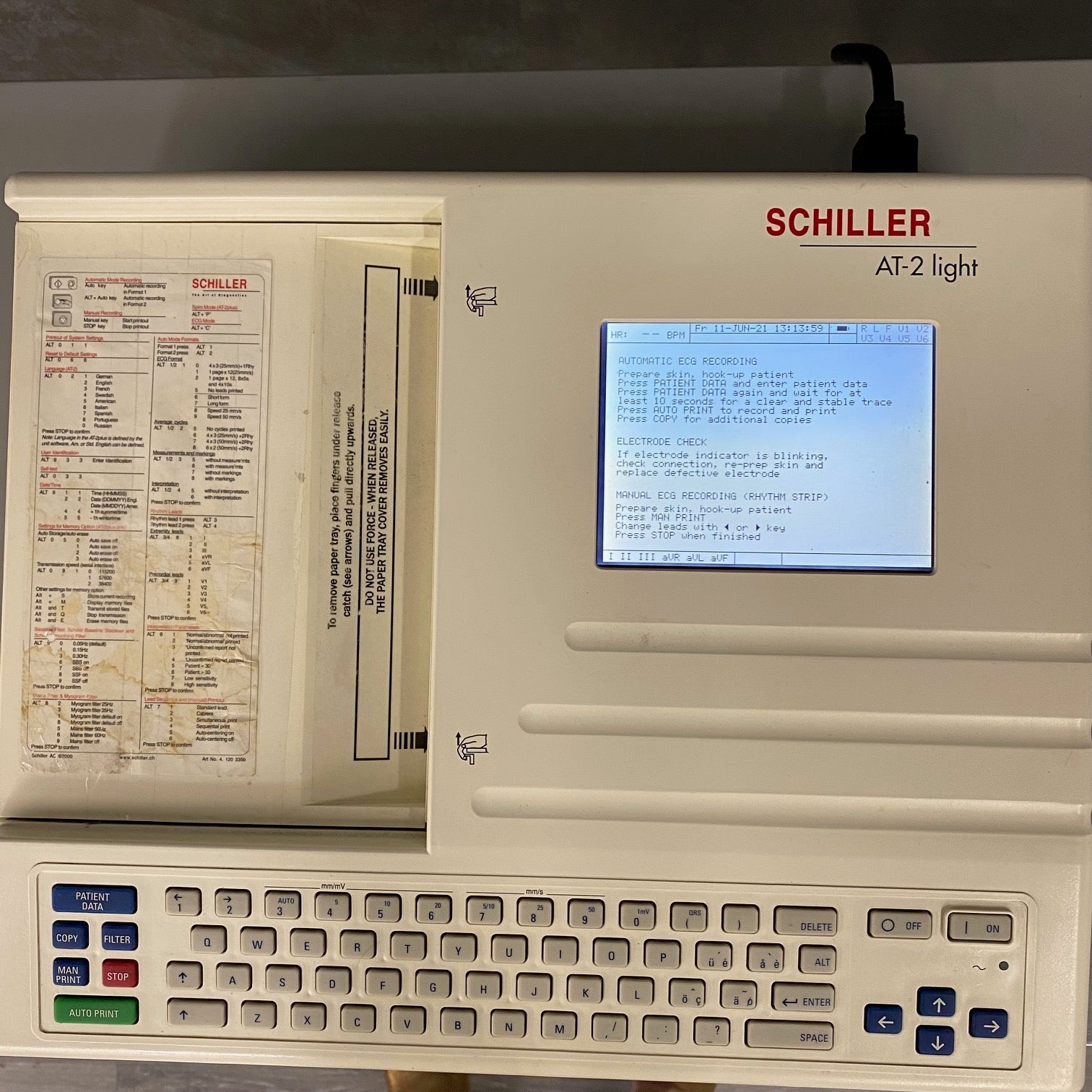 Schiller AT-2 Light ECG EKG