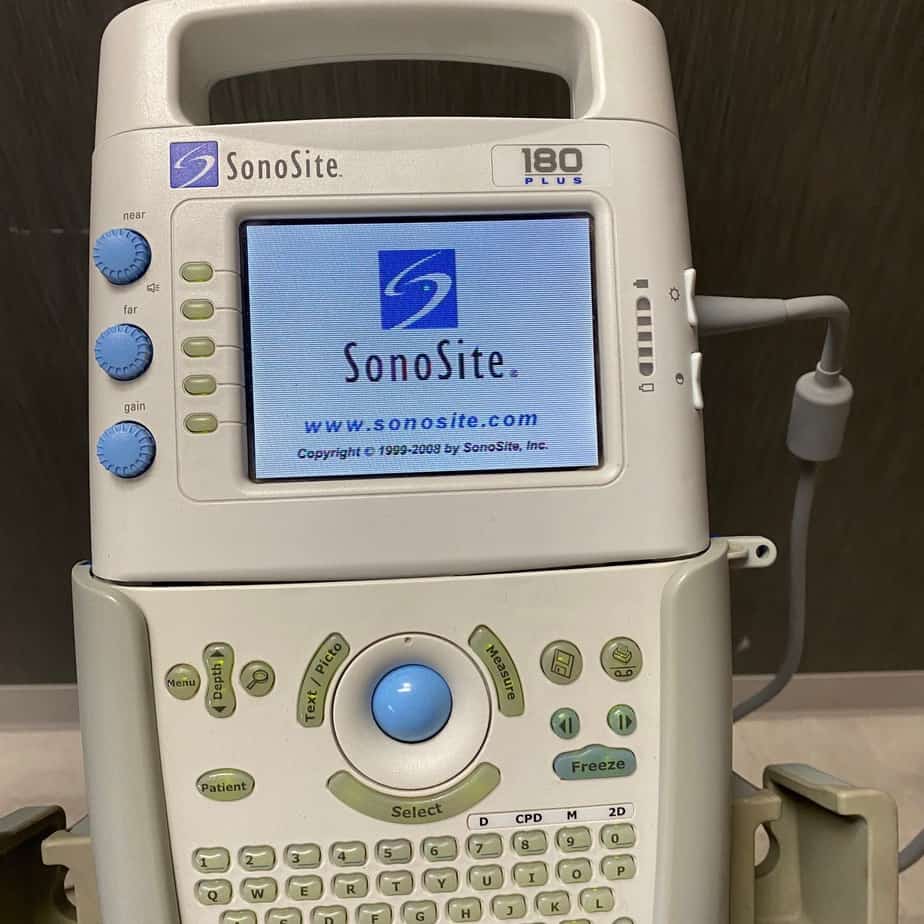Sonosite 180 plus Portable ultrasound Complete Set (As Is)