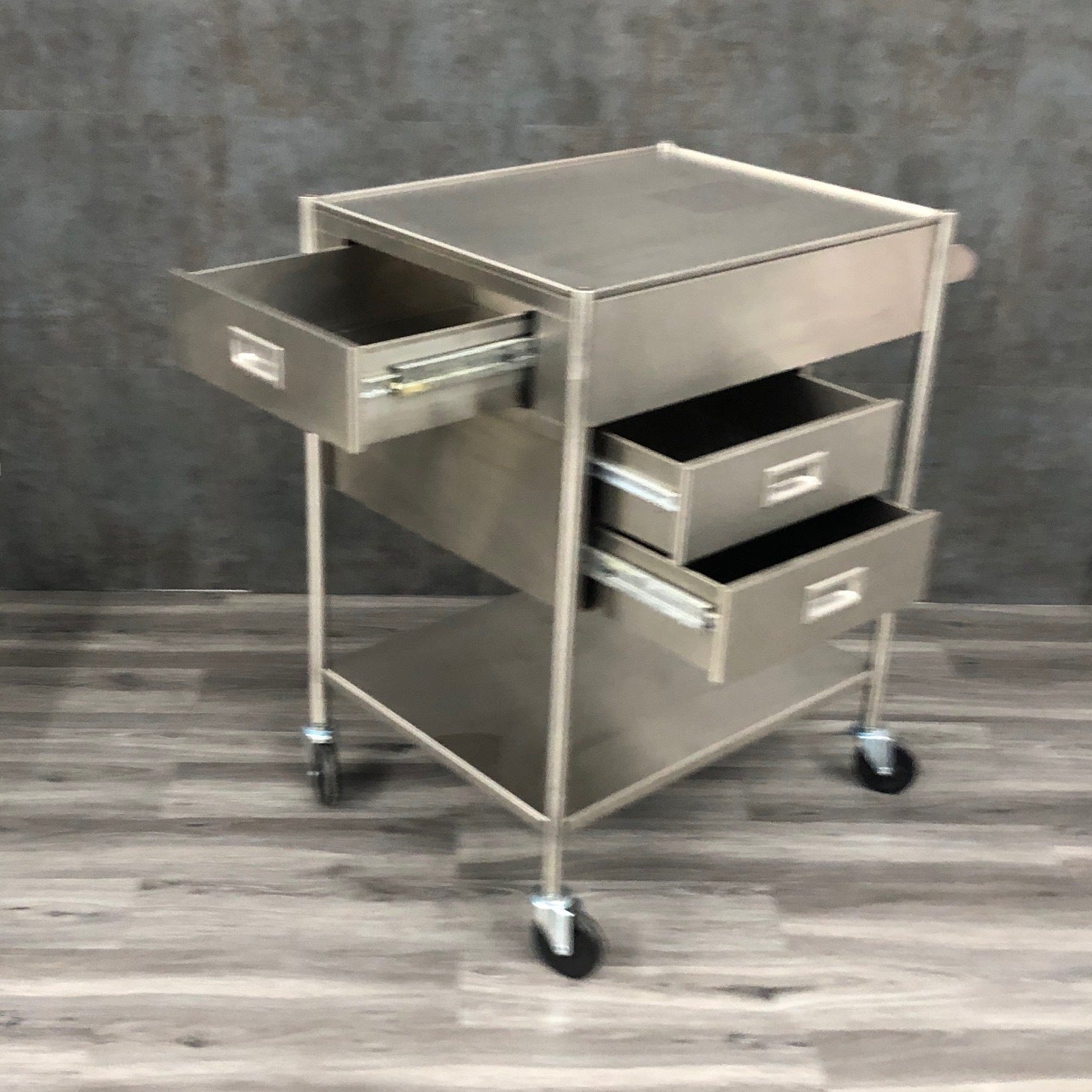 Stainless steel Instrument cart with drawers