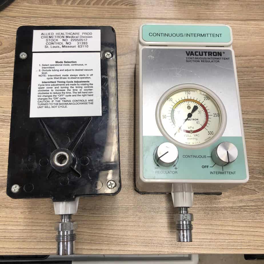 Vacutron intermittent suction regulator (Used) - Clearance