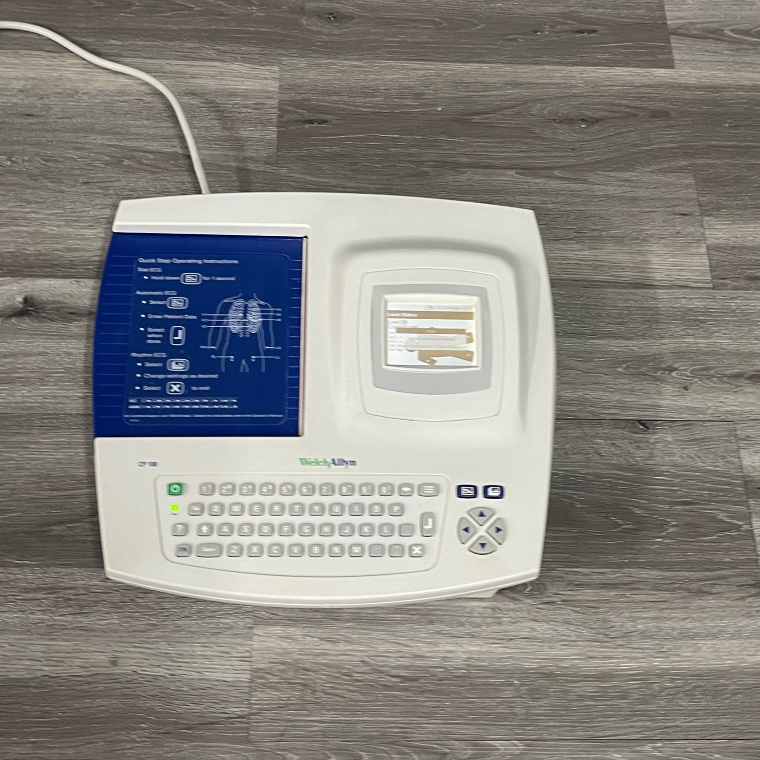 Welch Allyn,CP 100,ECG,ekg,electrocardiogram,welch allyn ekg