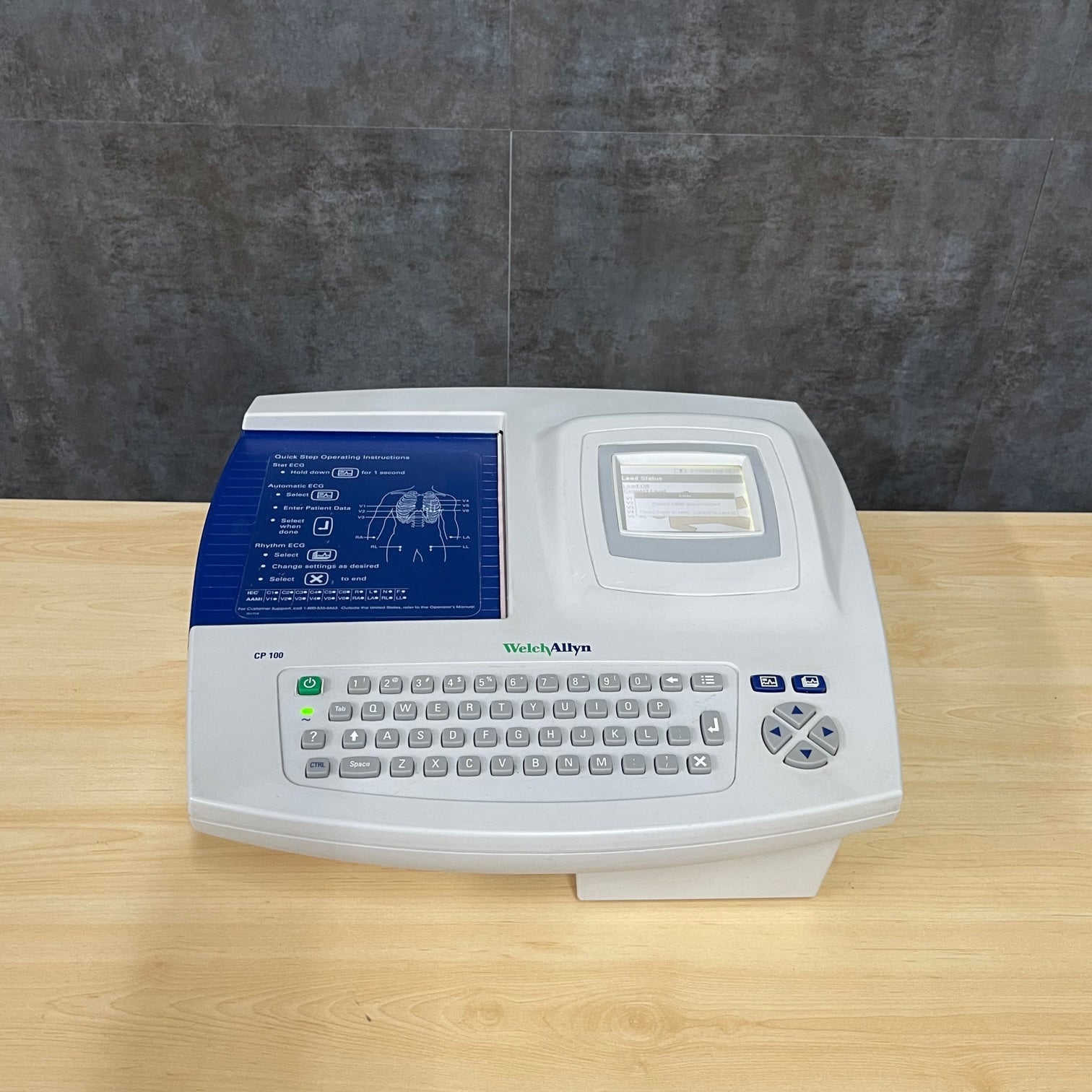 Welch Allyn,CP 100,ECG,ekg,electrocardiogram,welch allyn ekg