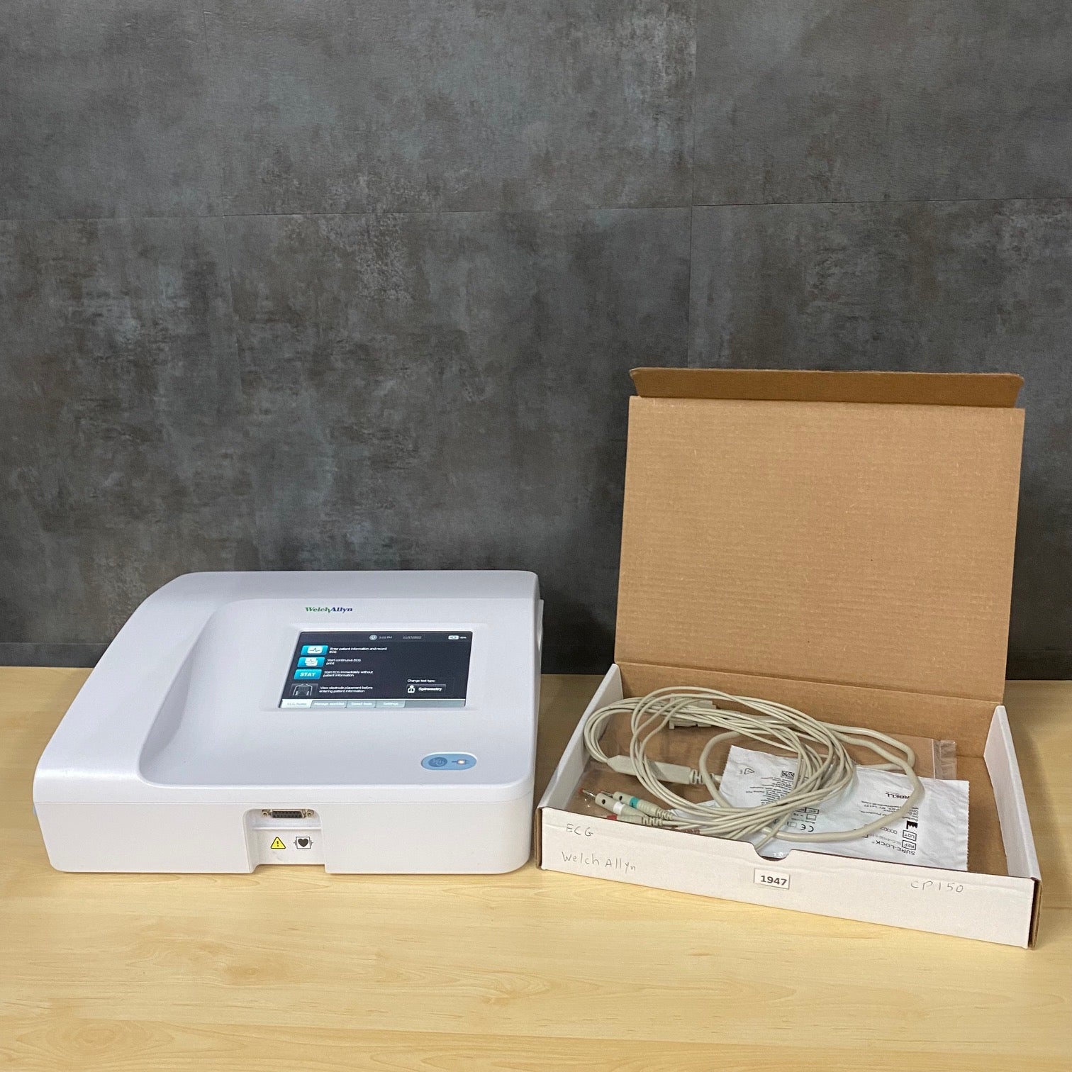 Welch Allyn CP 150 ECG Machine - 7" Touchscreen, Interpretation, USB ...