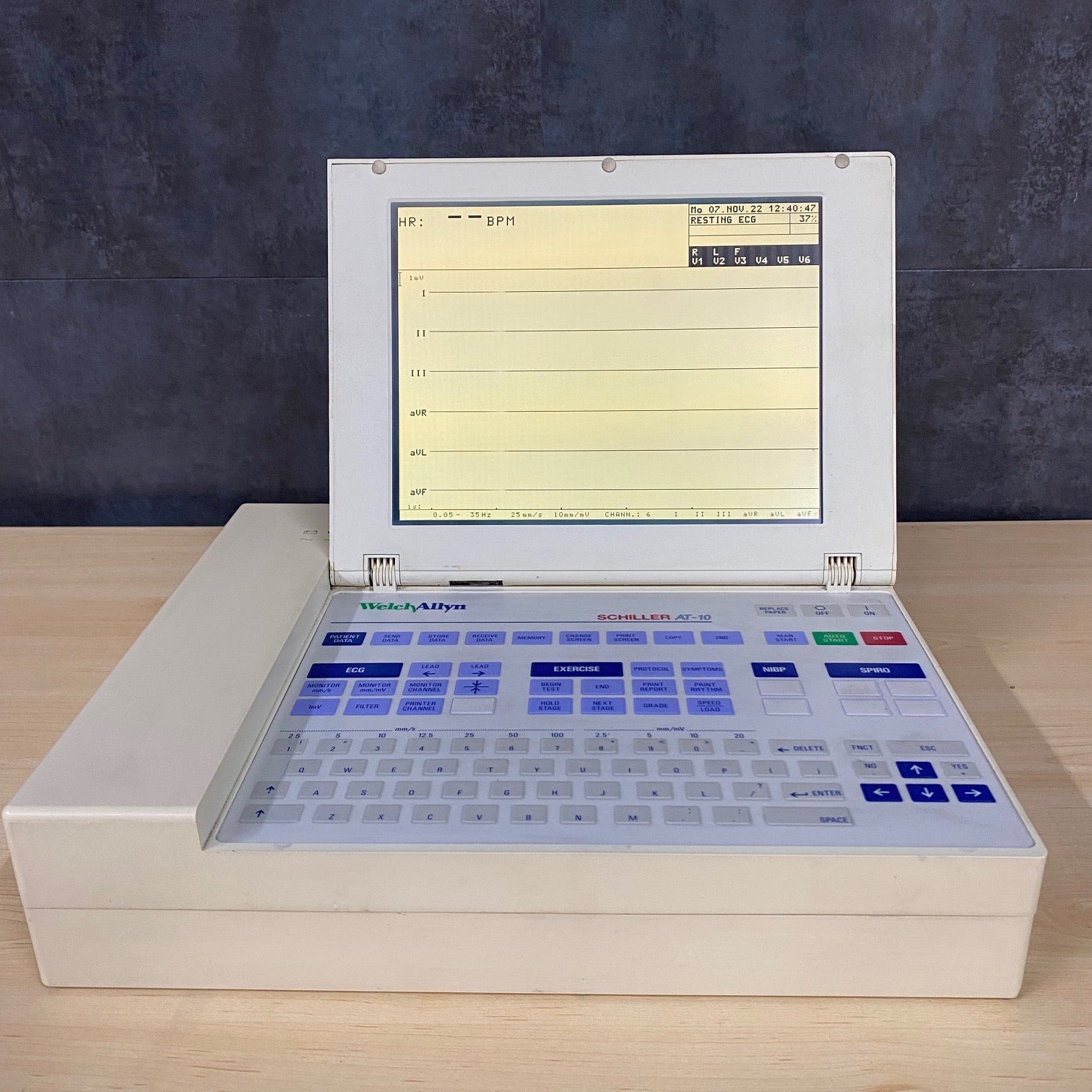 Welch Allyn Schiller AT-10 ECG with Spirometry