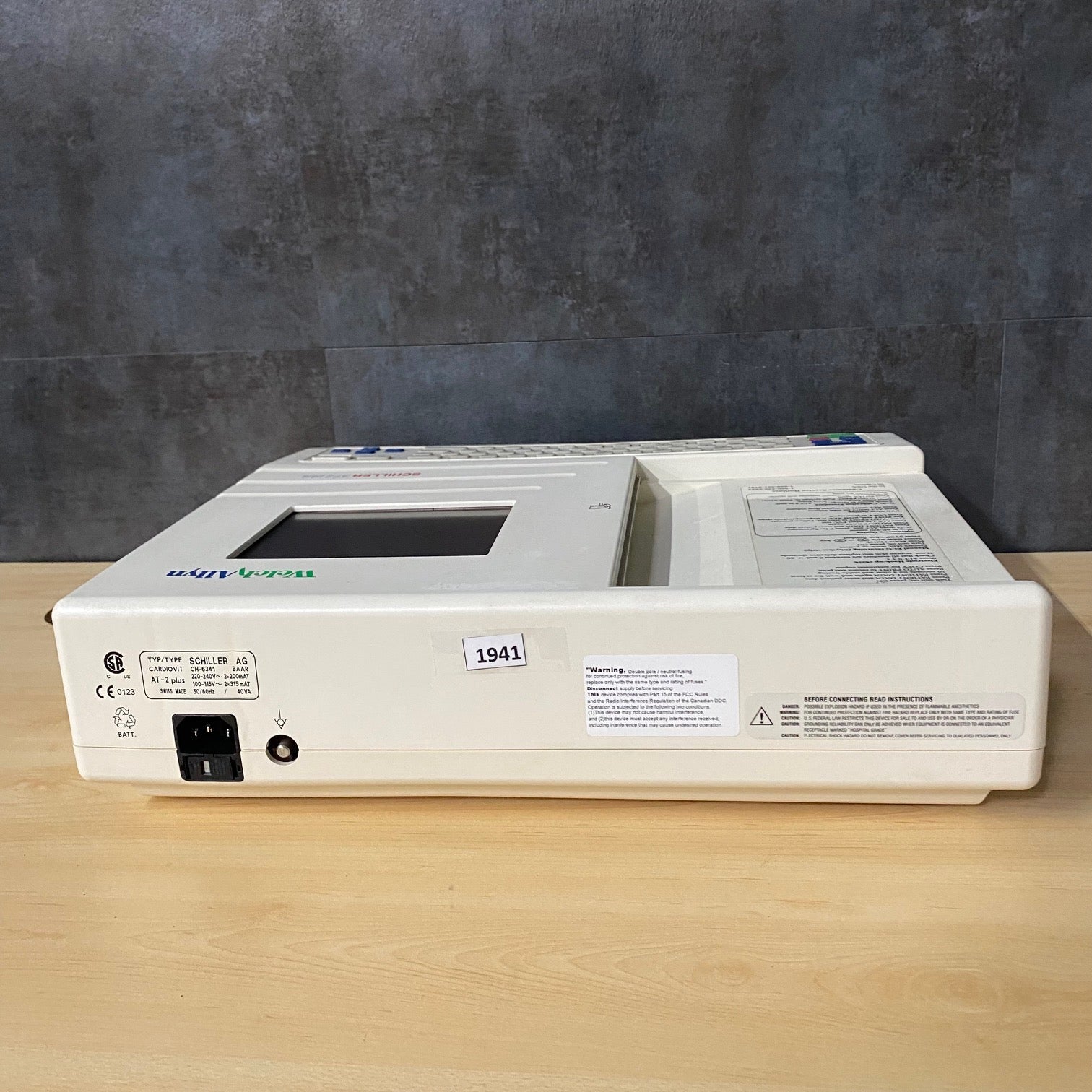 Welch Allyn Schiller AT-2 Plus ECG EKG